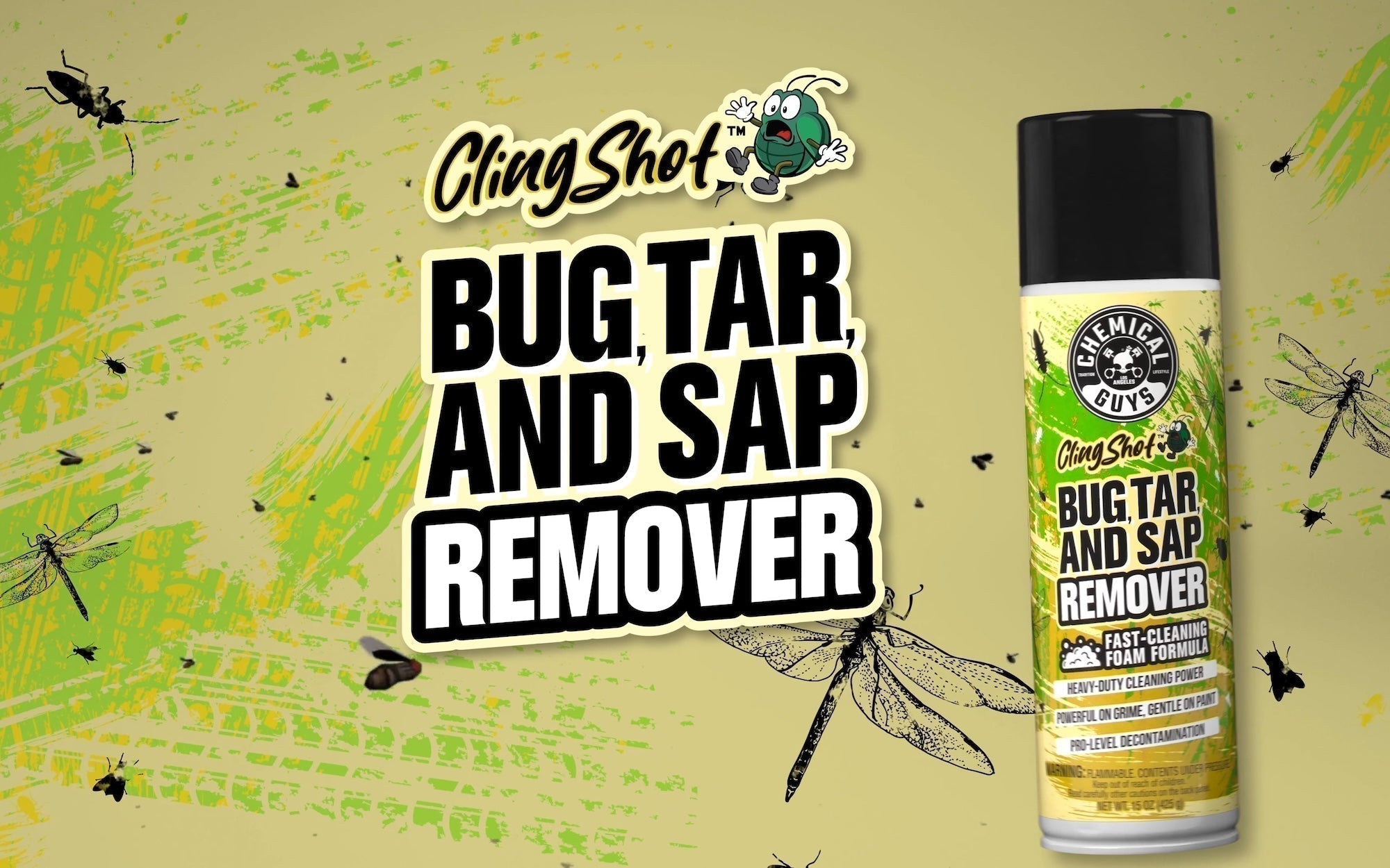 Meet ClingShot: The Bug-Blasting, Tar-Tackling Foam That Actually Stic ...