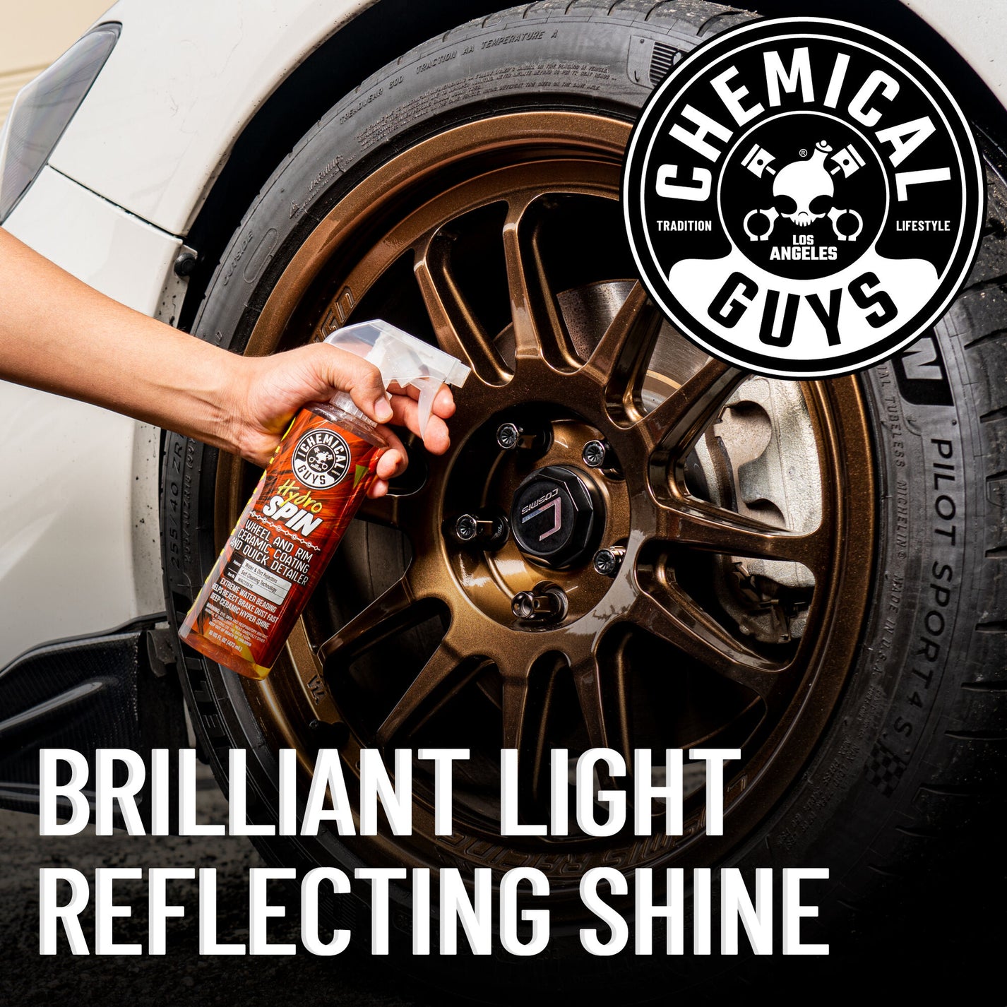 HydroSpin Wheel & Rim Ceramic Coating and Quick Detailer | Chemical Guys
