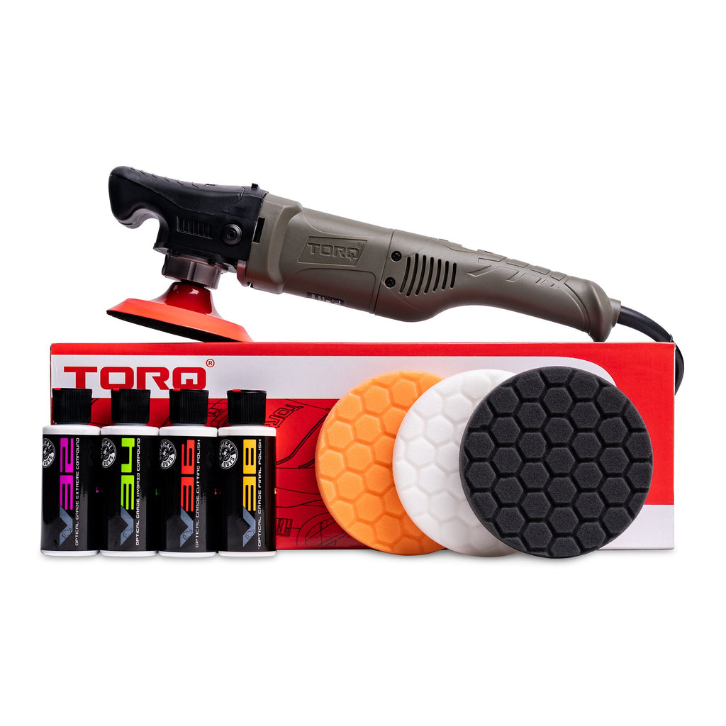 TORQ TORQ R Precision Power Rotary Polisher Kit (9 Items) | Chemical Guys