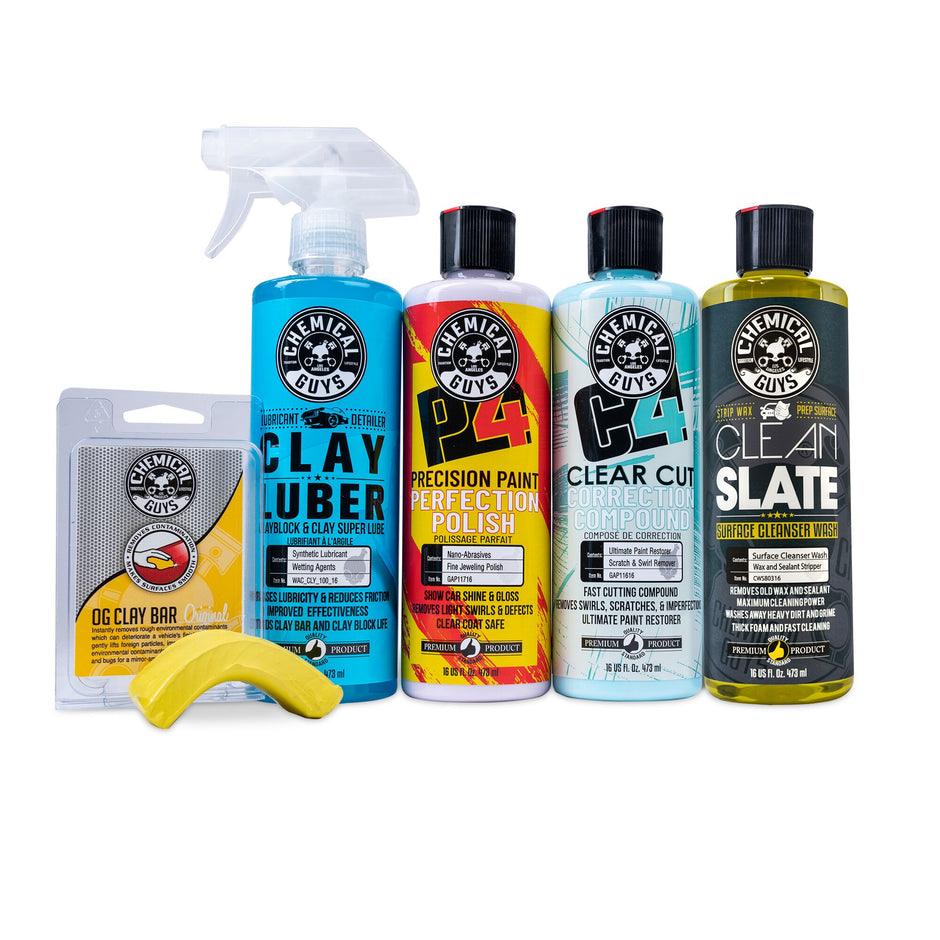 OG Clay Bar (Light/Medium Duty, Yellow) | Chemical Guys