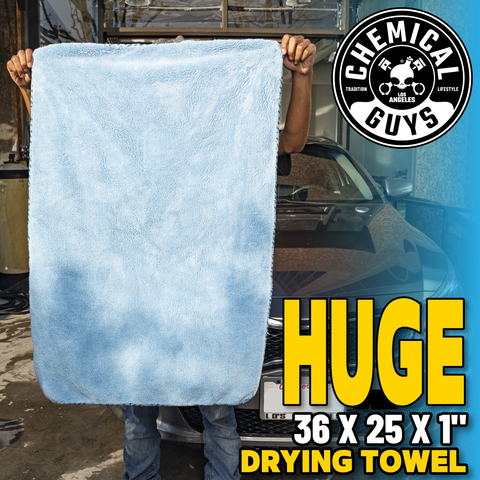 Woolly Mammoth Microfiber Drying Towel | Chemical Guys