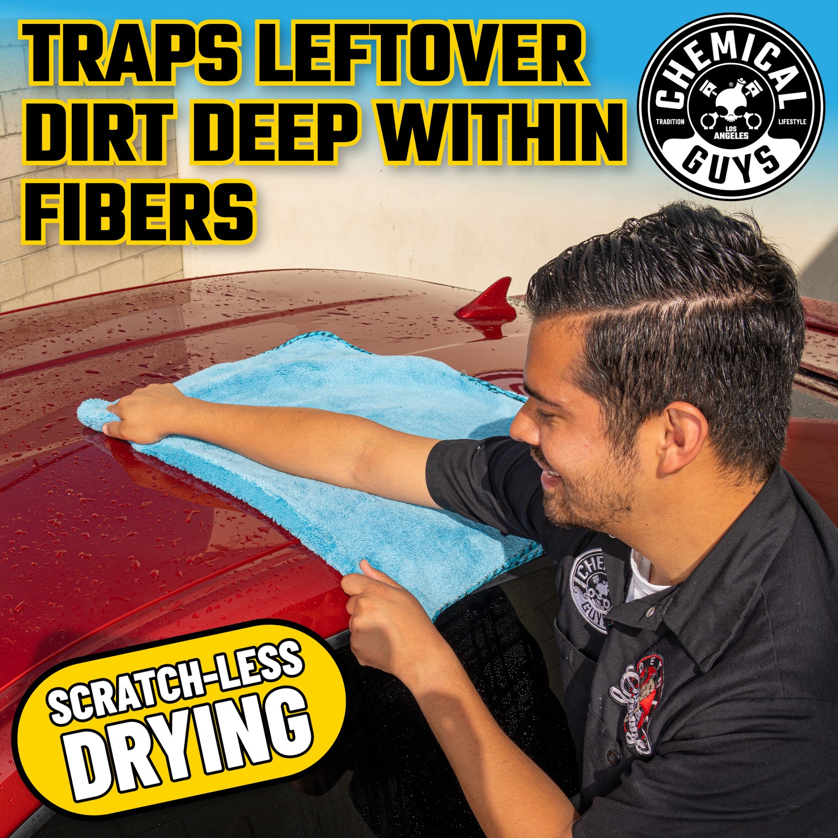 Woolly Mammoth Microfiber Drying Towel | Chemical Guys