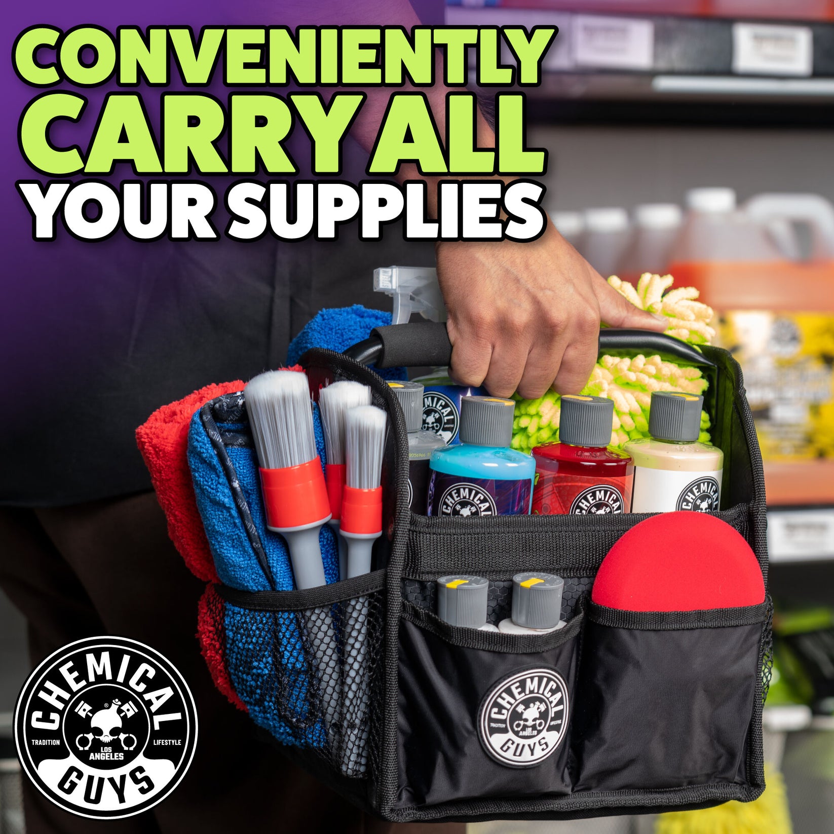 Speed Load Carrying Caddy & Storage Organizer | Chemical Guys