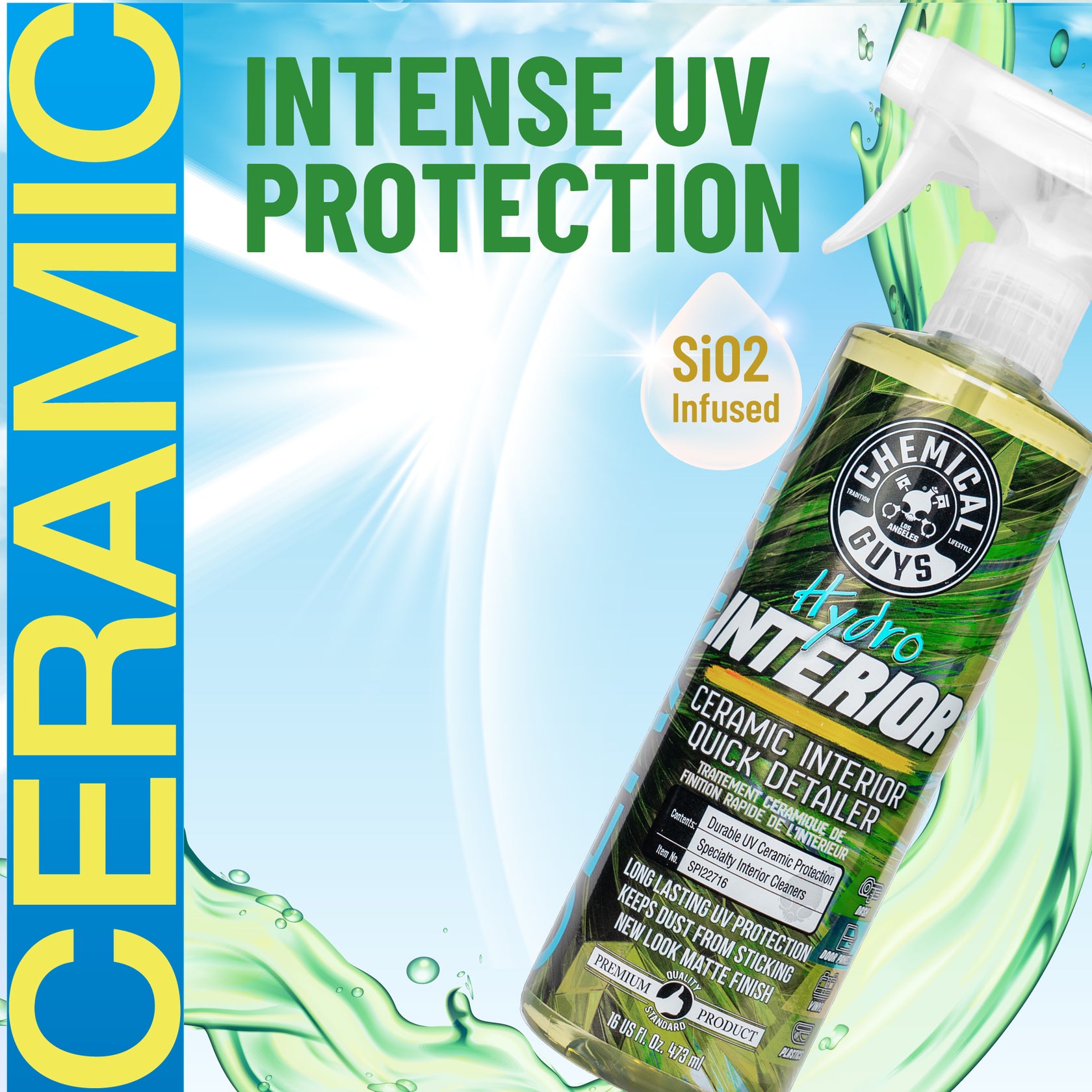 HydroInterior Ceramic Interior Quick Detailer | Chemical Guys