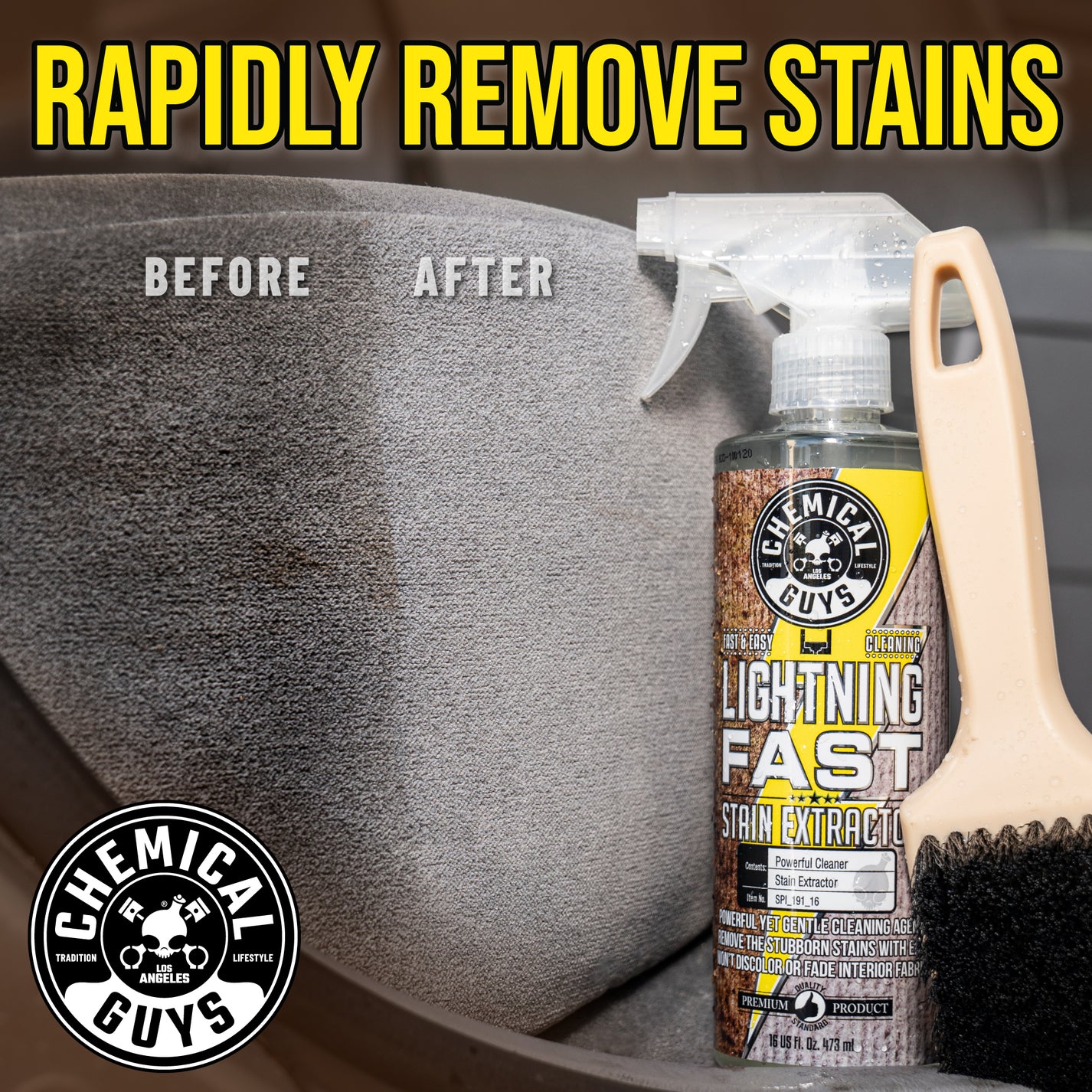 Lightning Fast Stain Extractor for Fabric | Chemical Guys