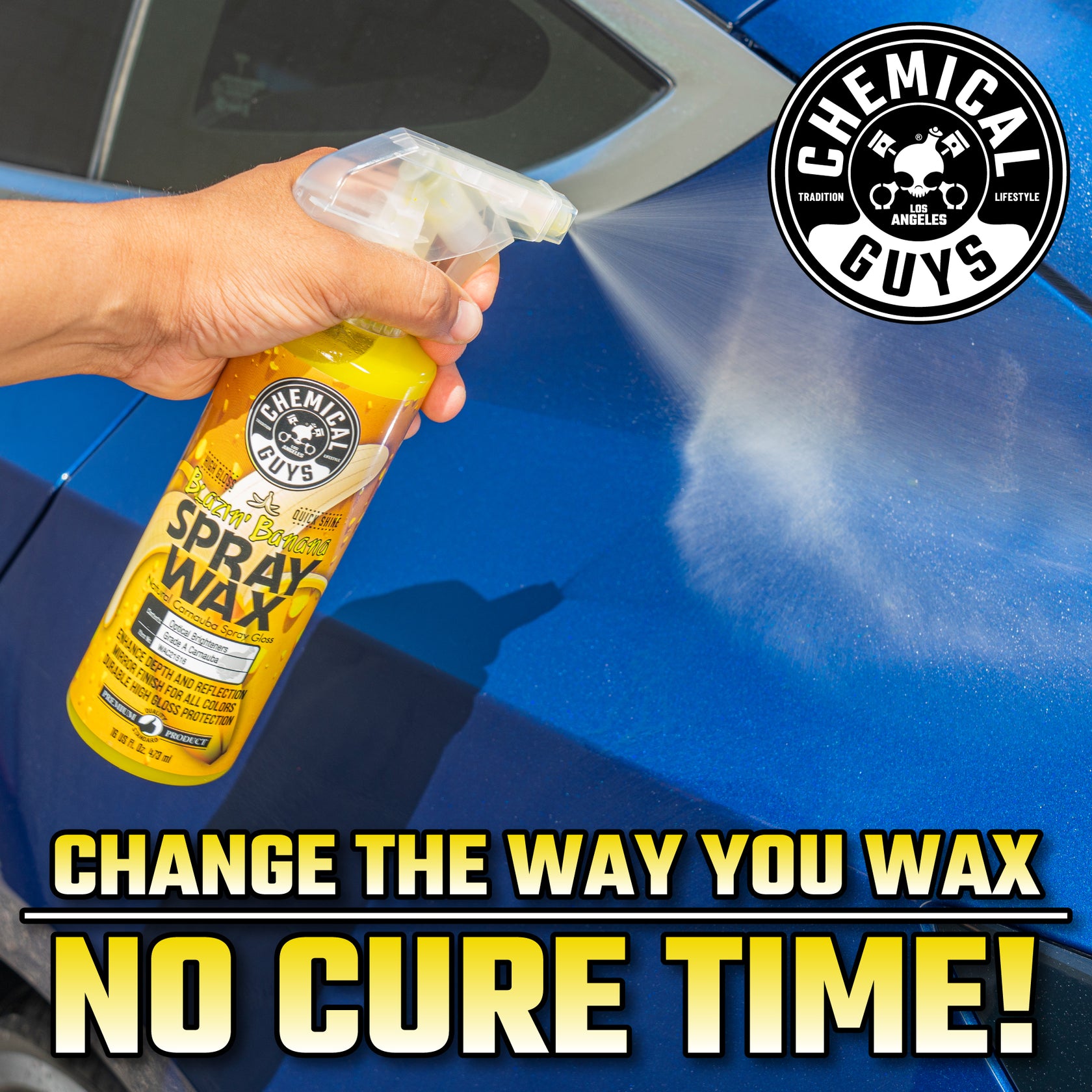 Blazin' Banana Natural Carnauba Spray Wax | Chemical Guys