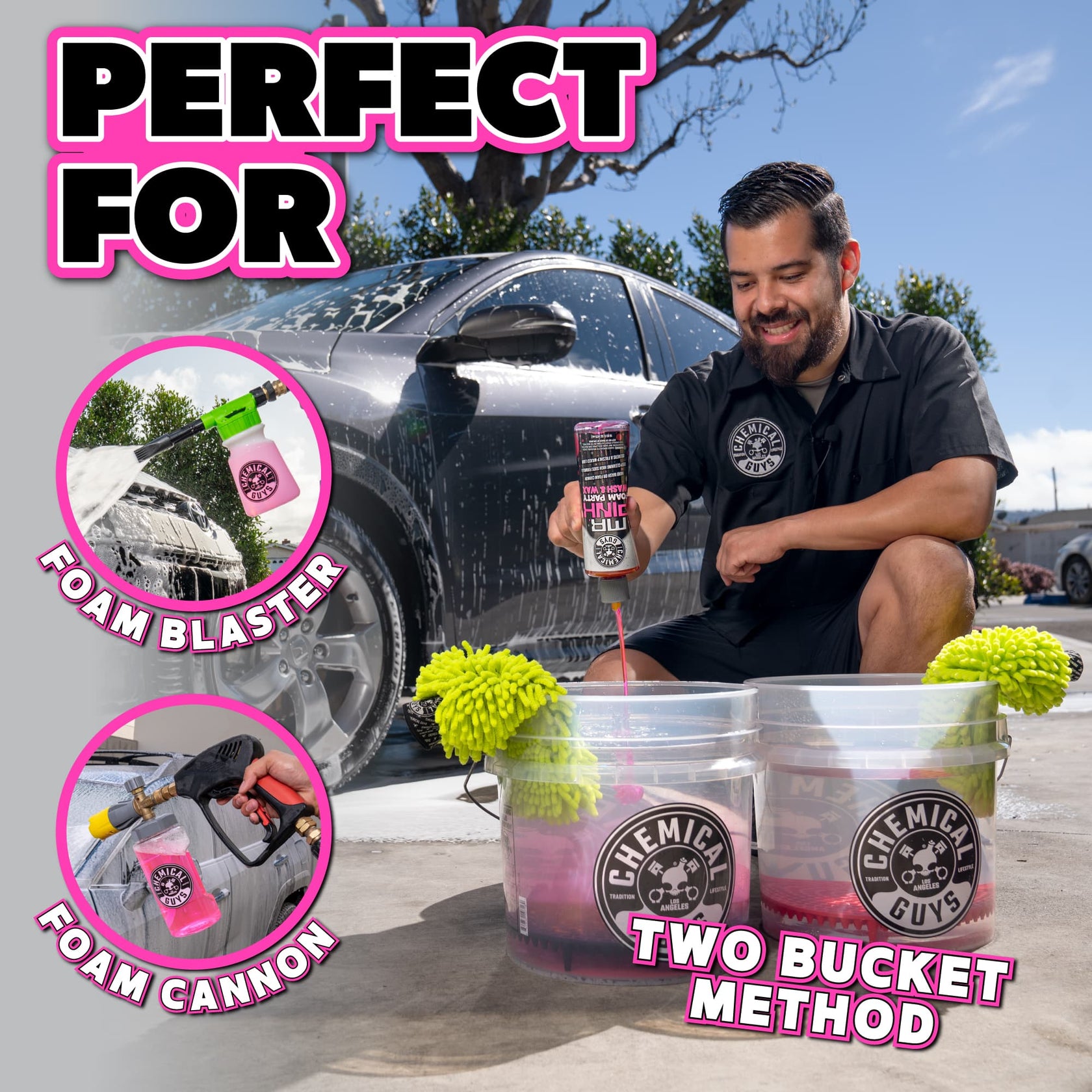 Mr. Pink Foam Party | Chemical Guys