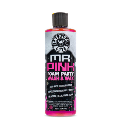 Mr. Pink Ultimate Detailing Foam Party Kit with Foam Gun | Chemical Guys