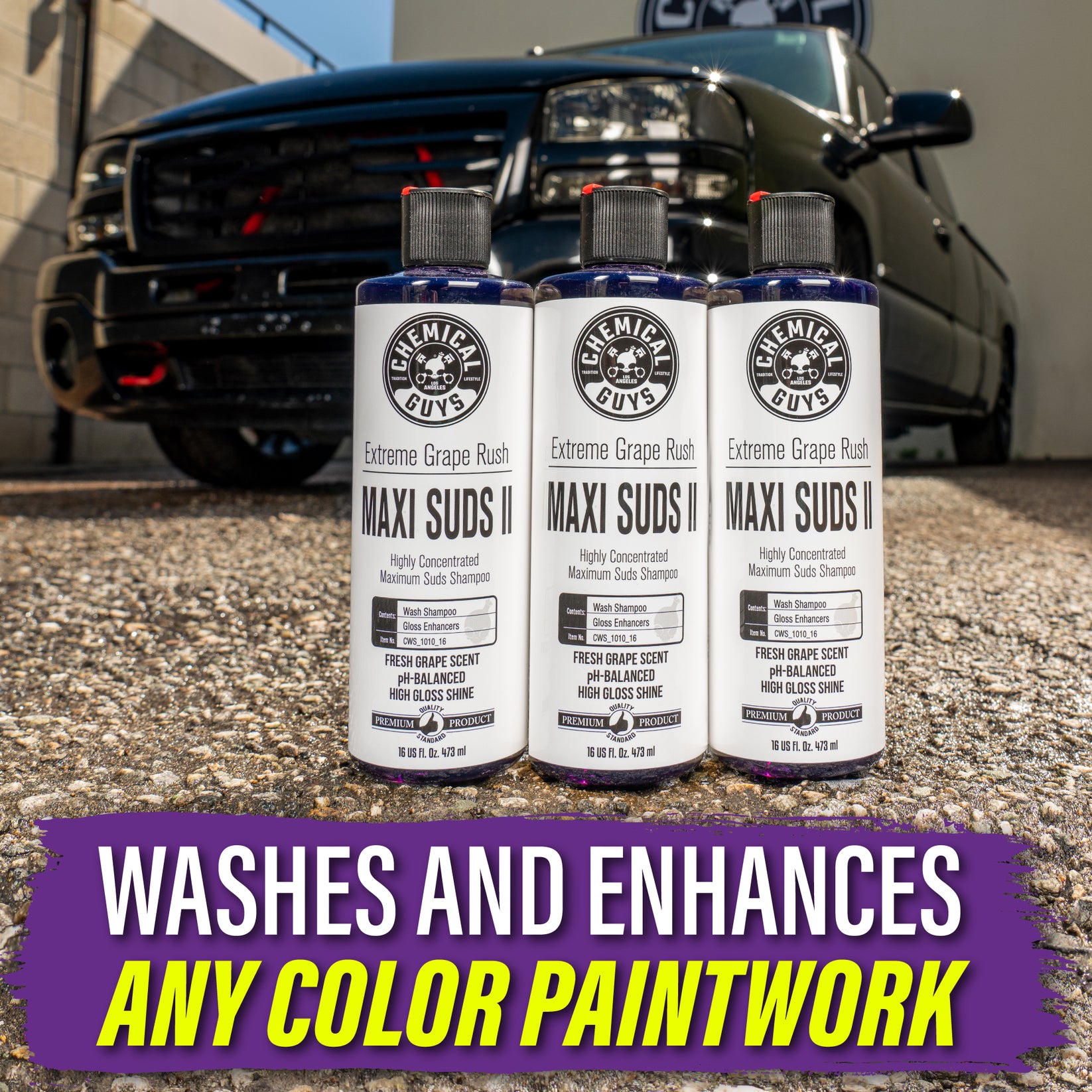 Maxi Suds 2 High Foam Maintenance Shampoo And Gloss Booster | Chemical Guys