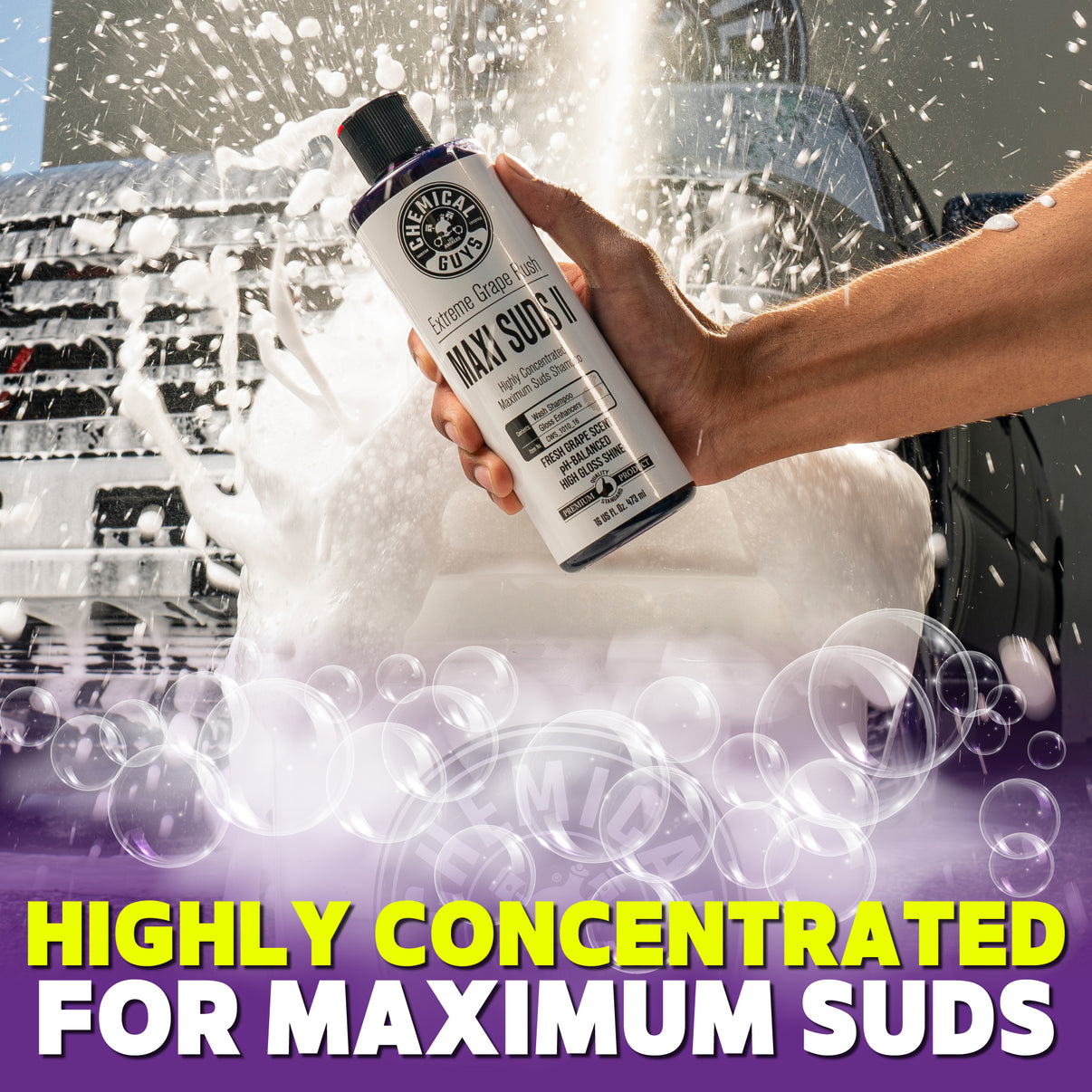 Maxi Suds 2 High Foam Maintenance Shampoo And Gloss Booster | Chemical Guys