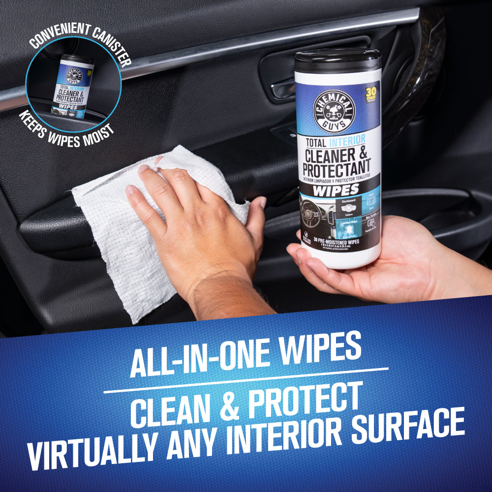 Total Interior Cleaner & Protectant Canister Wipes | Chemical Guys