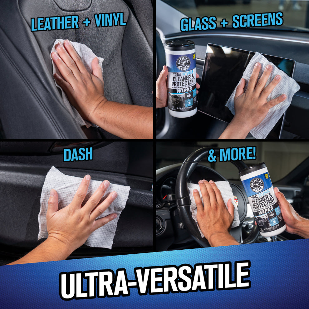 Total Interior Cleaner & Protectant Canister Wipes | Chemical Guys