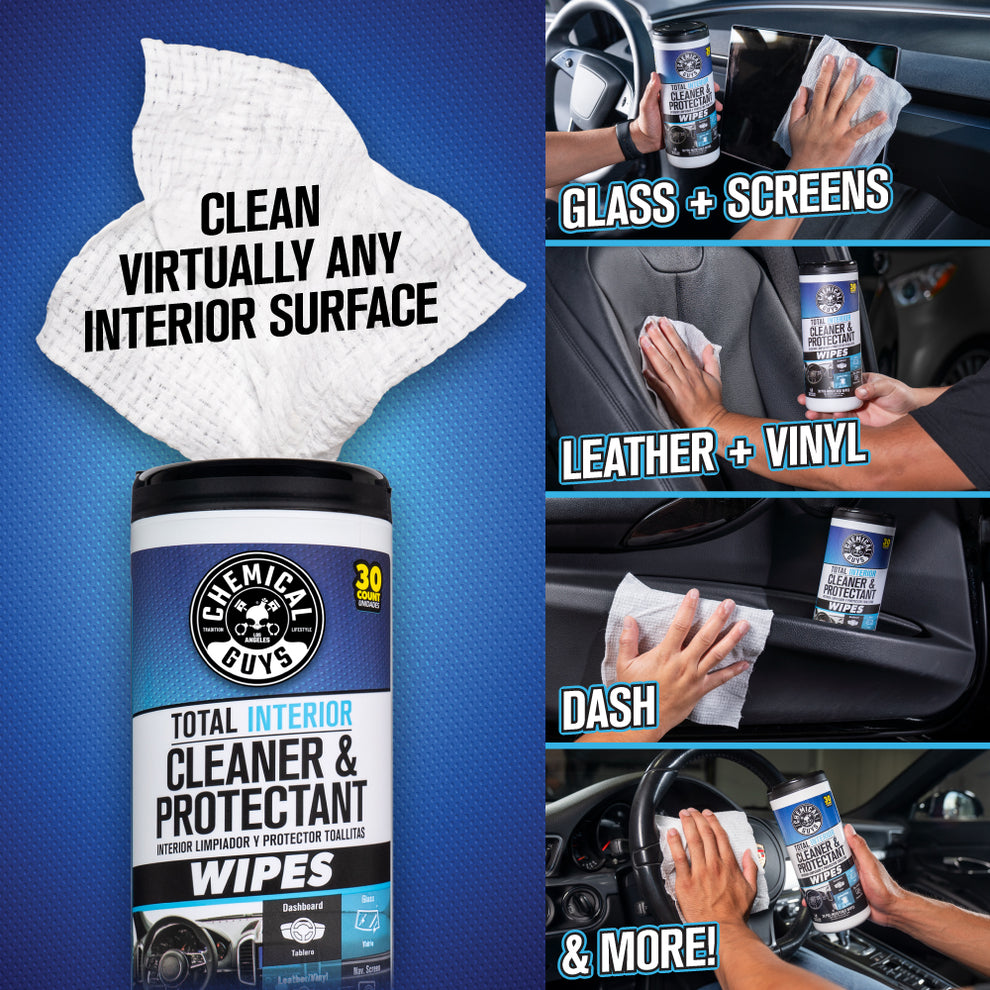 VRP & Total Interior Quick Clean Bundle: Car Cleaning Kit | Chemical Guys