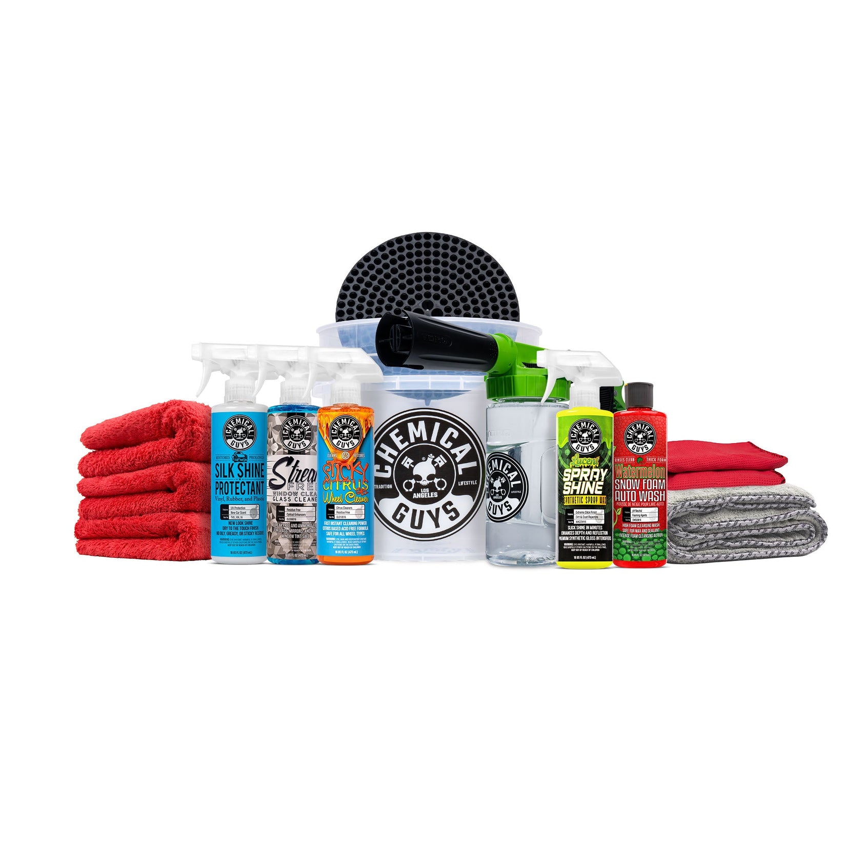 All-In-One Foam Blaster Car Wash & Wax Ultimate Kit with Bucket ...