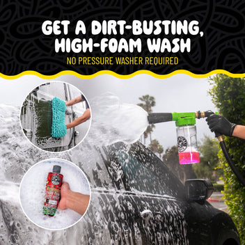 All-In-One Foam Blaster Car Wash & Wax Ultimate Kit with Bucket ...