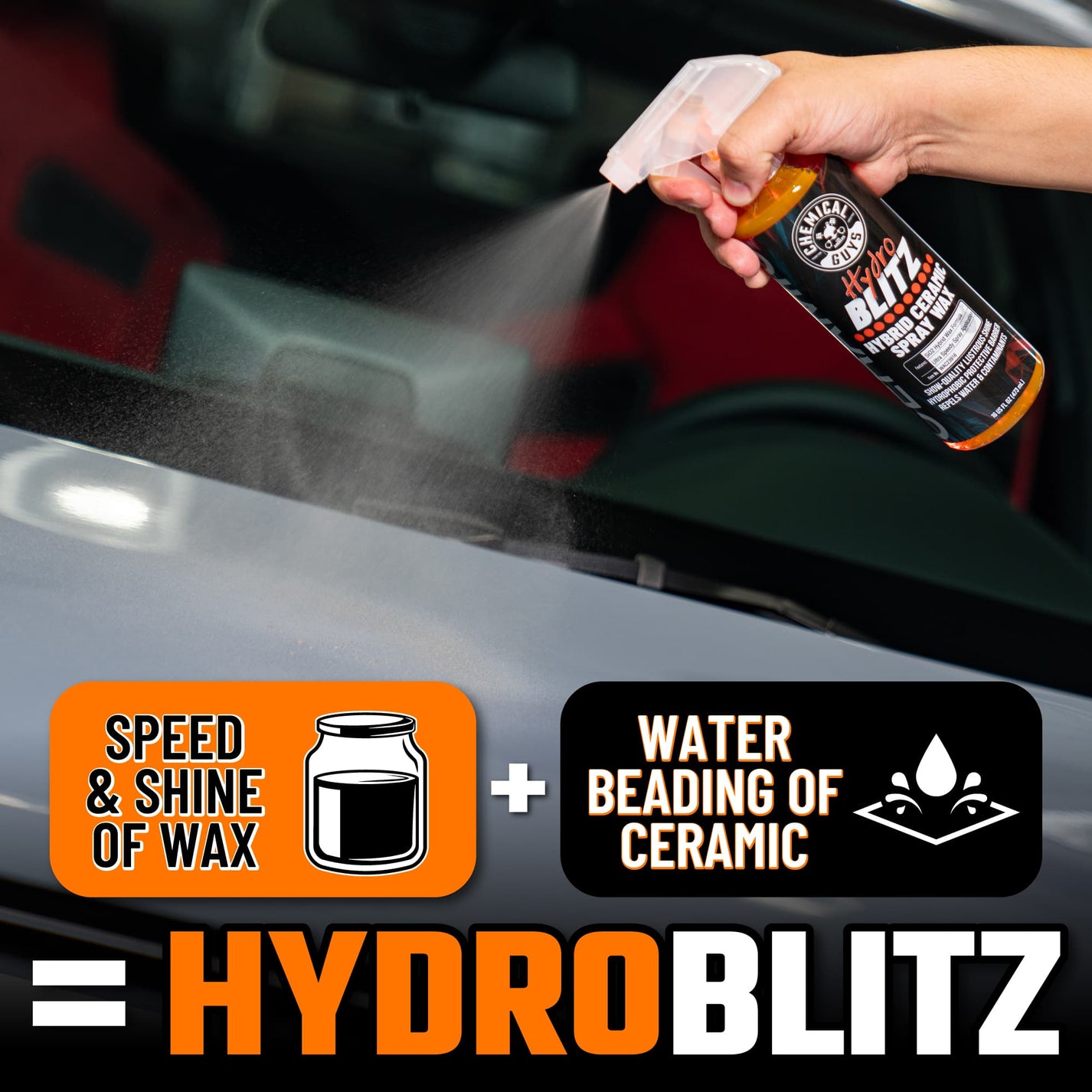 HydroBlitz Hybrid Ceramic Spray Wax | Chemical Guys