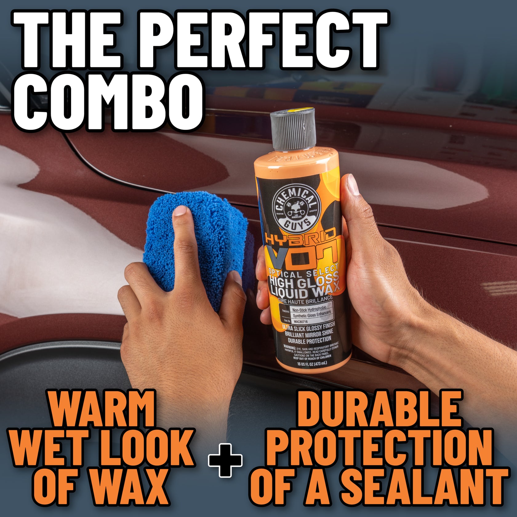 Hybrid V07 Optical Select High Gloss Liquid Wax | Chemical Guys